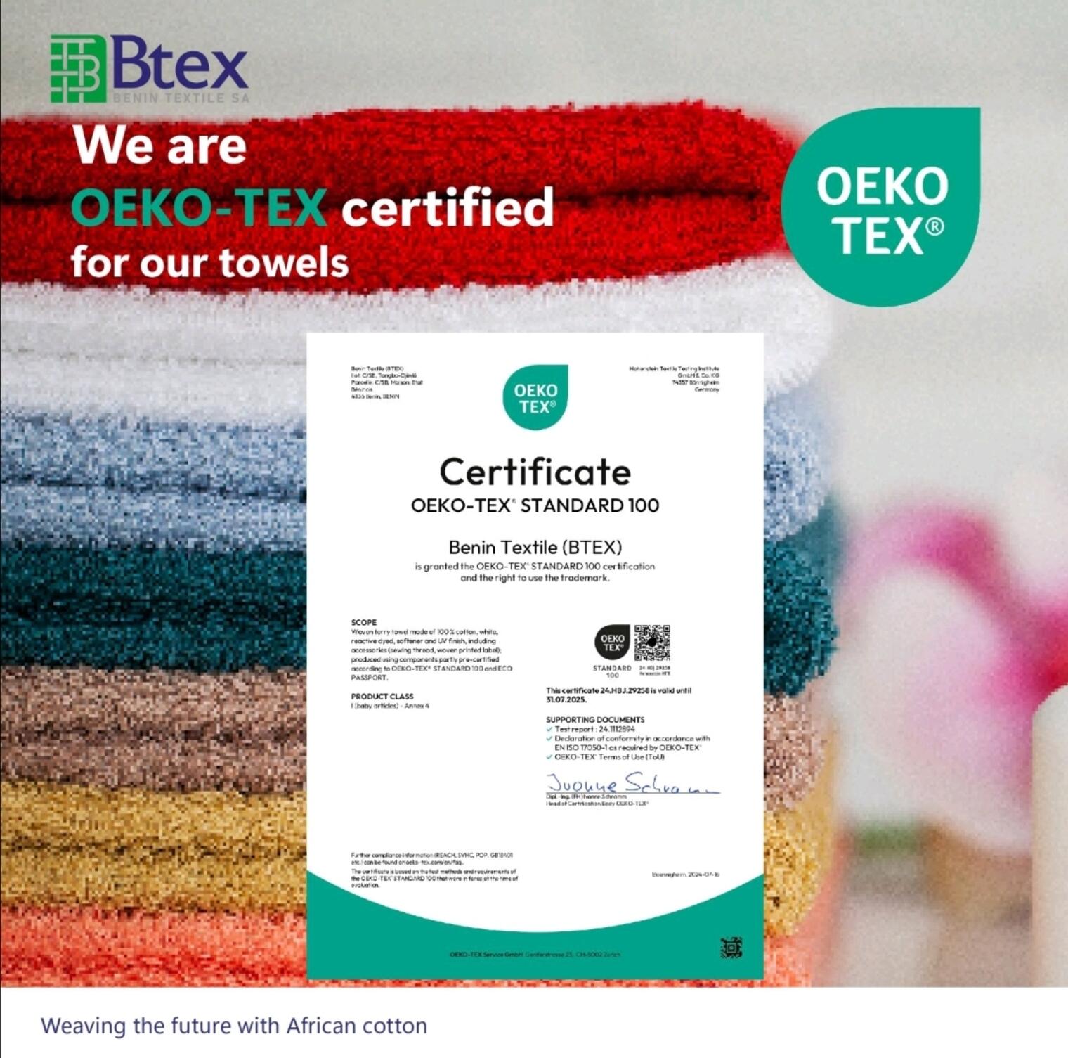 Bénin Textiles recrute : 4 Postes à pourvoir | PEACE FM